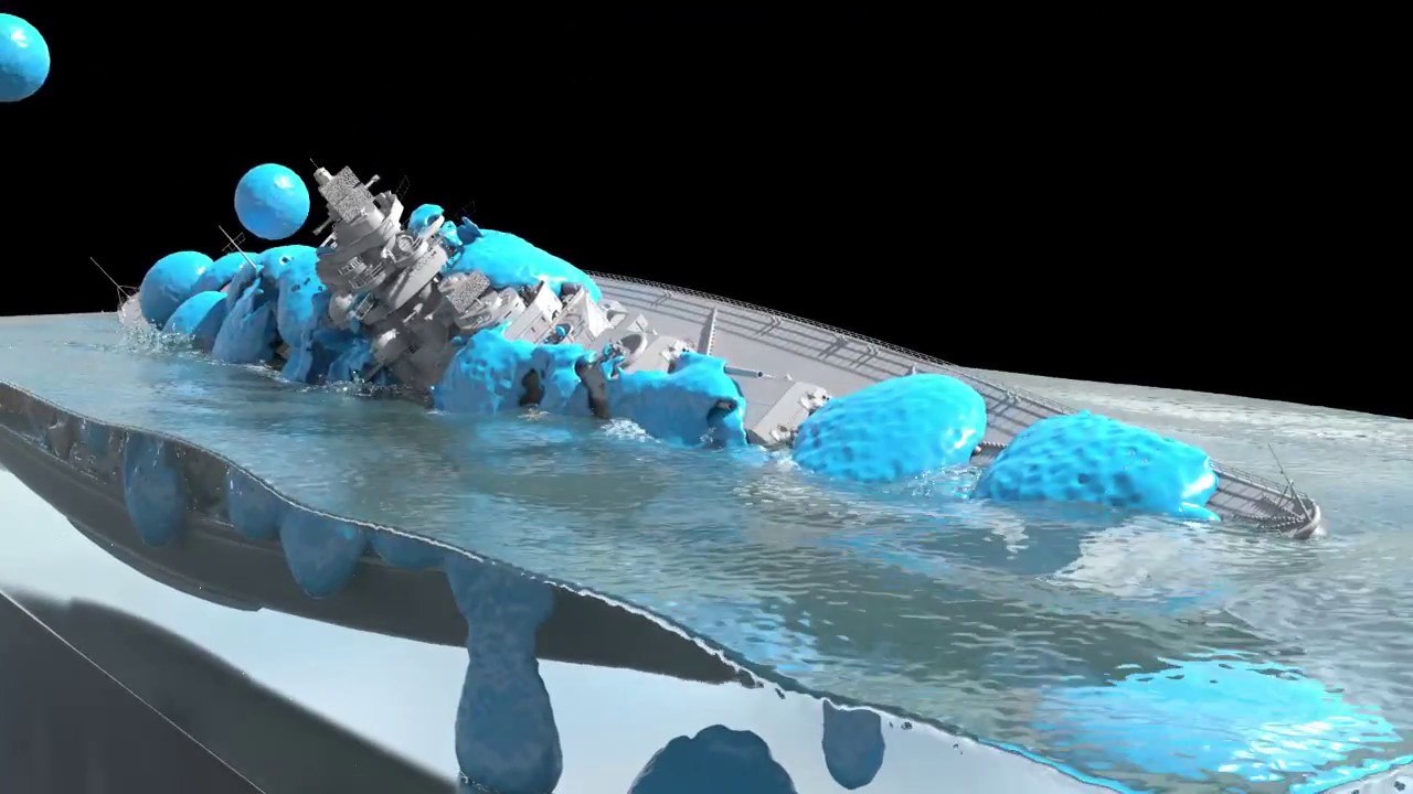 Ship under attack - YouTube