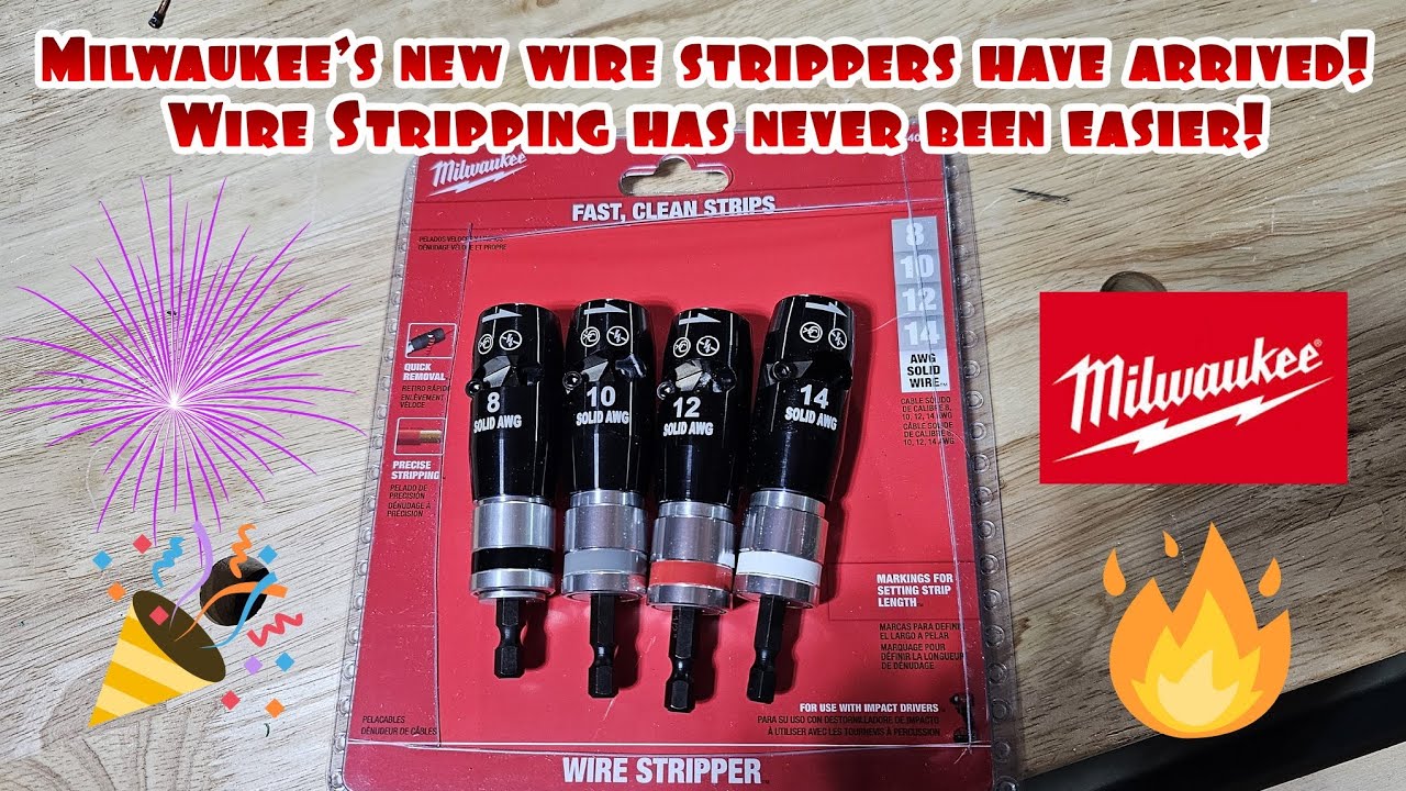 Milwaukee's new wire strippers have arrived! Wire stripping has never ...