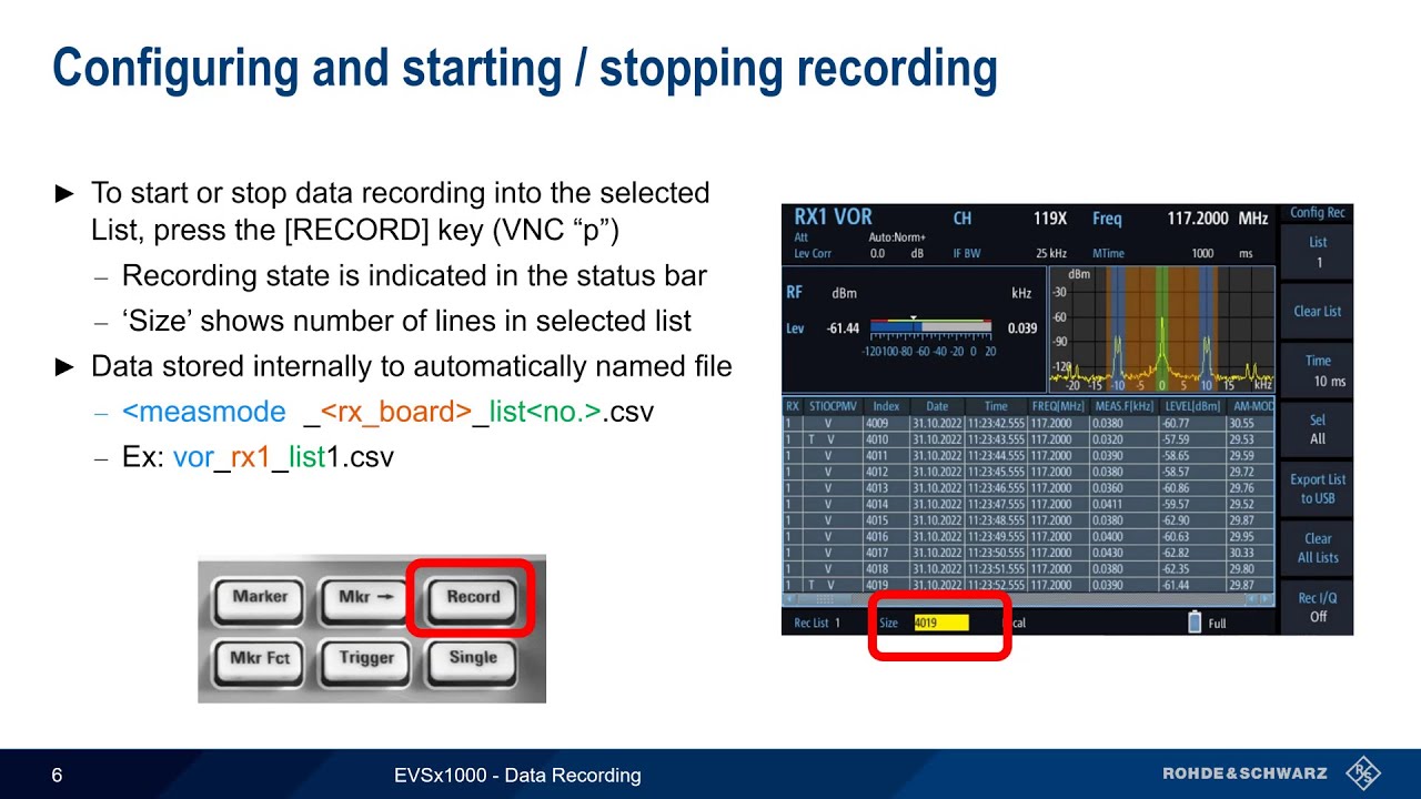 Getting Started with the EVSx1000 - Data Recording - YouTube