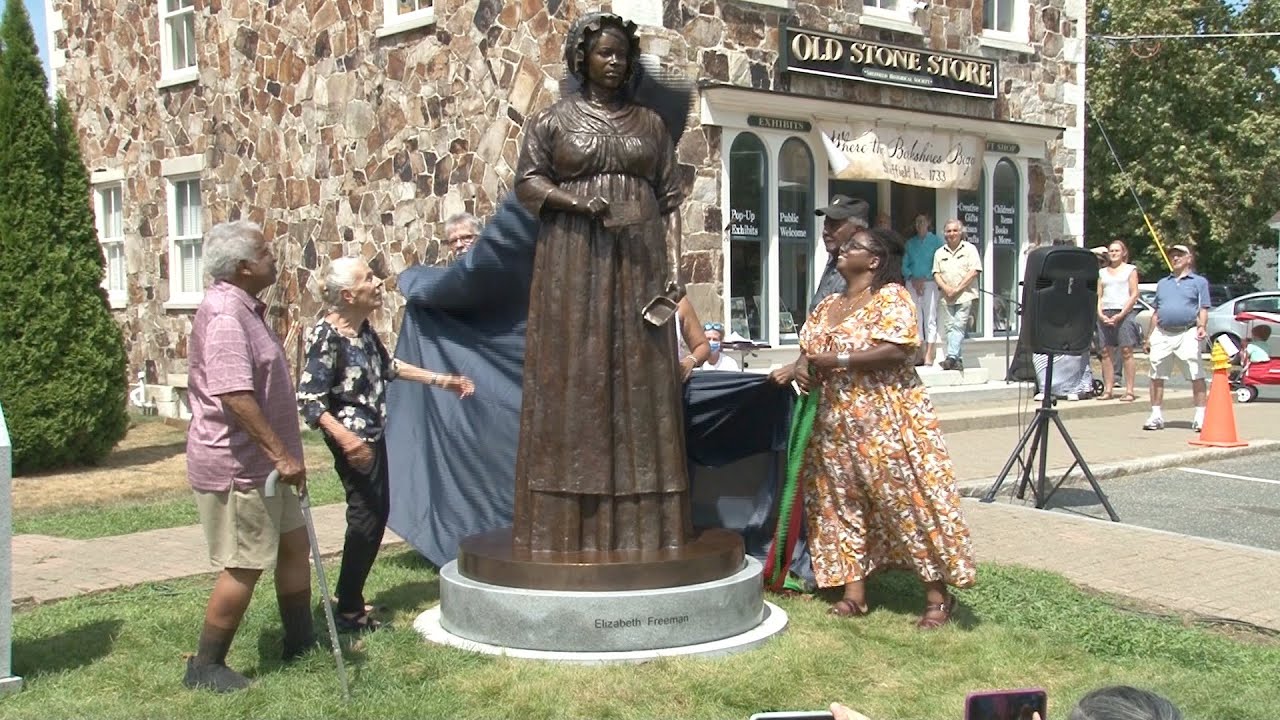 Elizabeth Freeman Statue Unveiling - YouTube