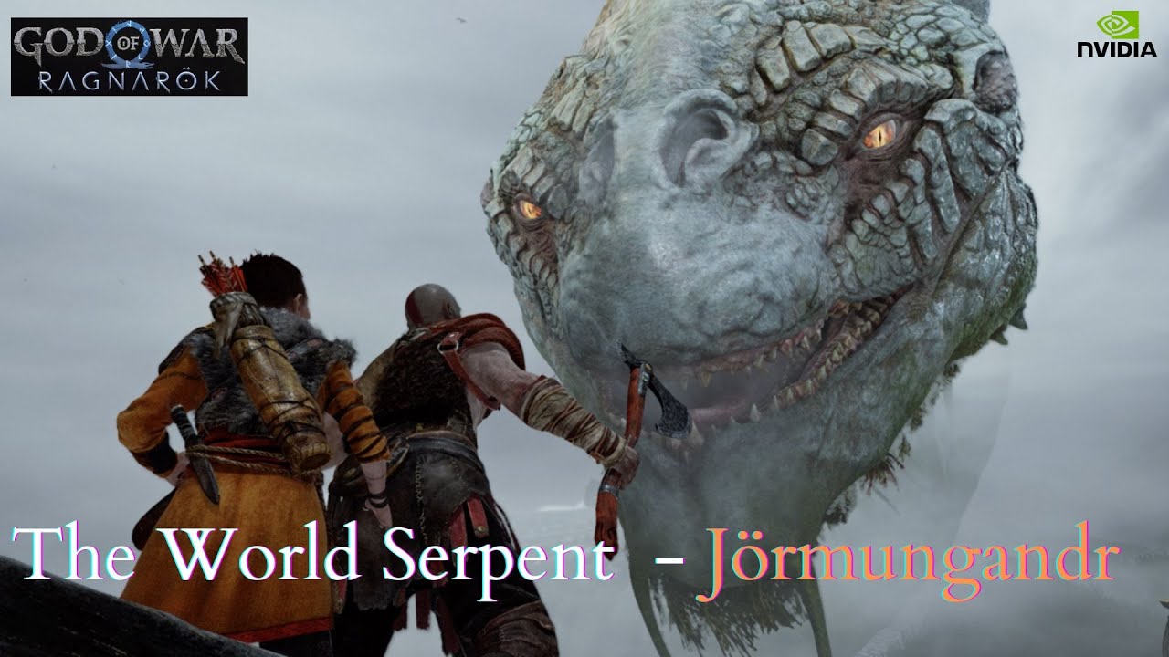 The World serpent Jörmungandr appears in Lake of Nine | God of War ...