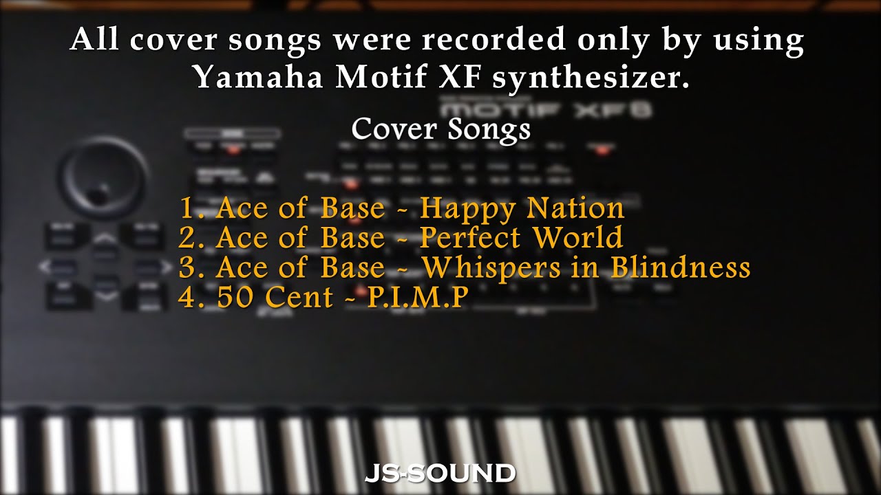 Yamaha Motif XF Cover Songs Ace of Base and 50 Cent - YouTube