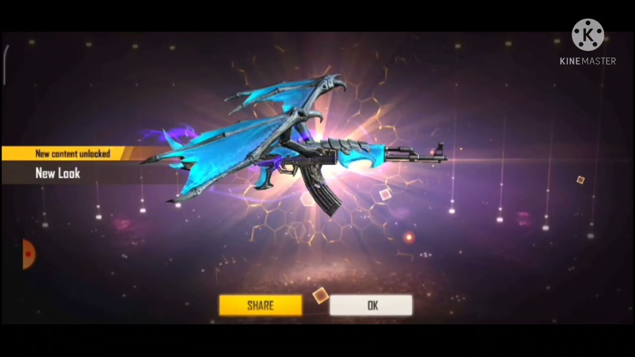 free fire Dragon AK free fire AK damage free fire - YouTube