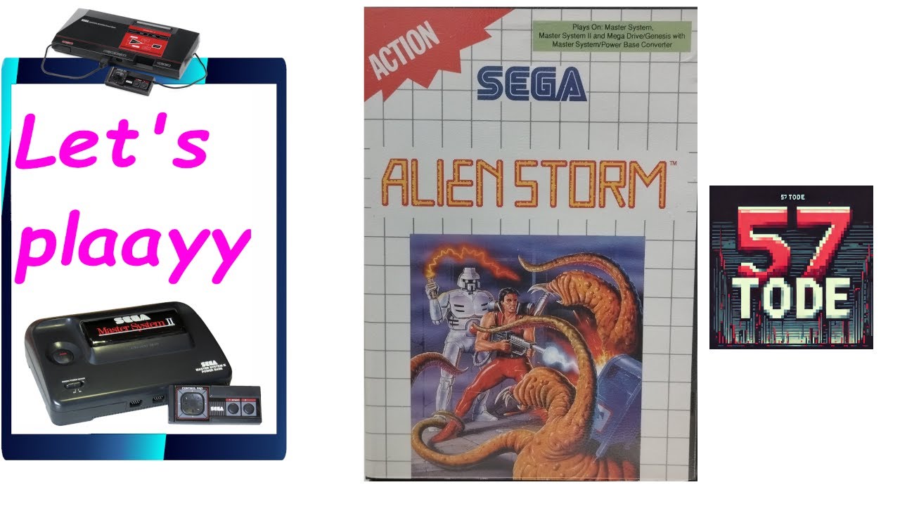 57 Tode in Alien Storm - Lets play Alien Storm (Sega Master System ...