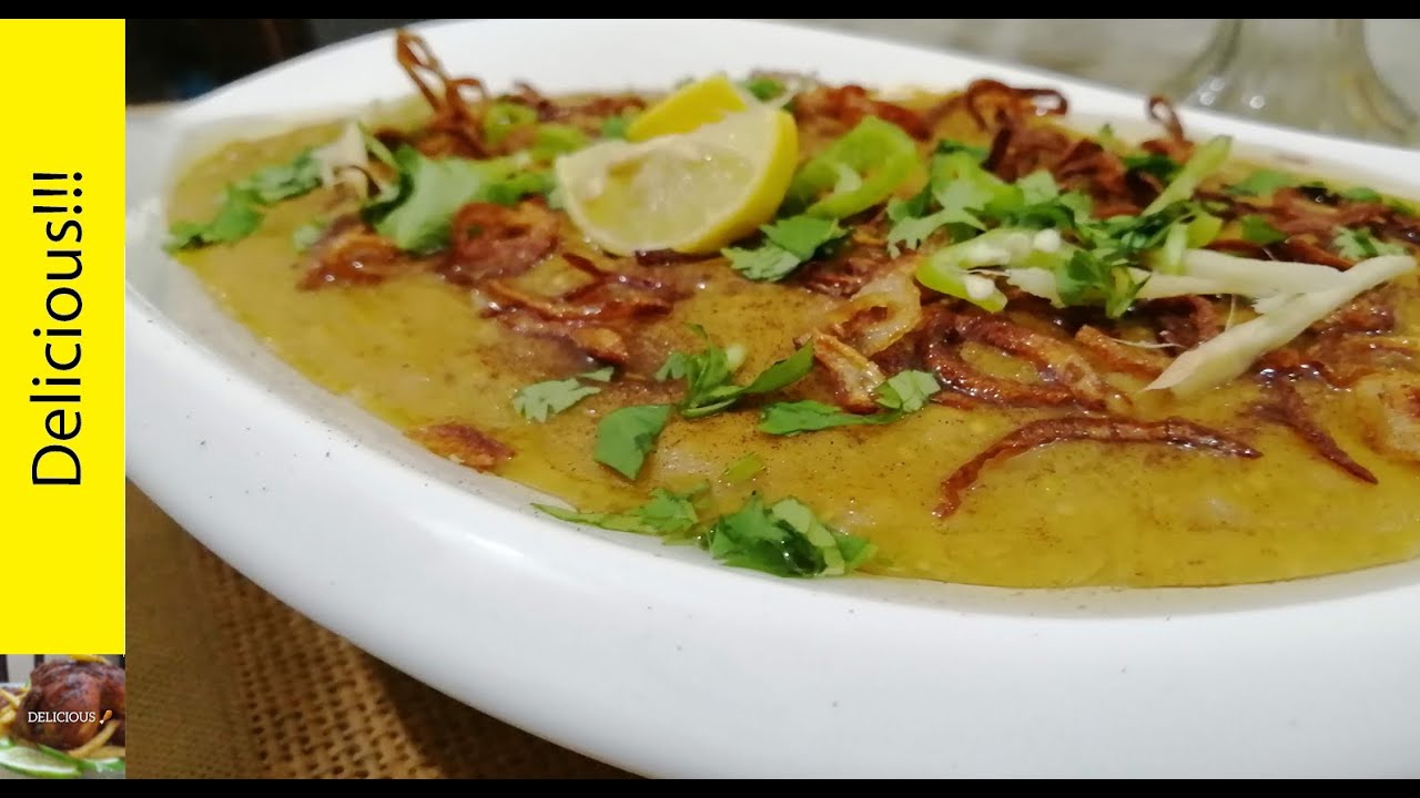 Mazedar Beef Haleem (Daleem) recipe by Delicious #HappyCookingToYou # ...