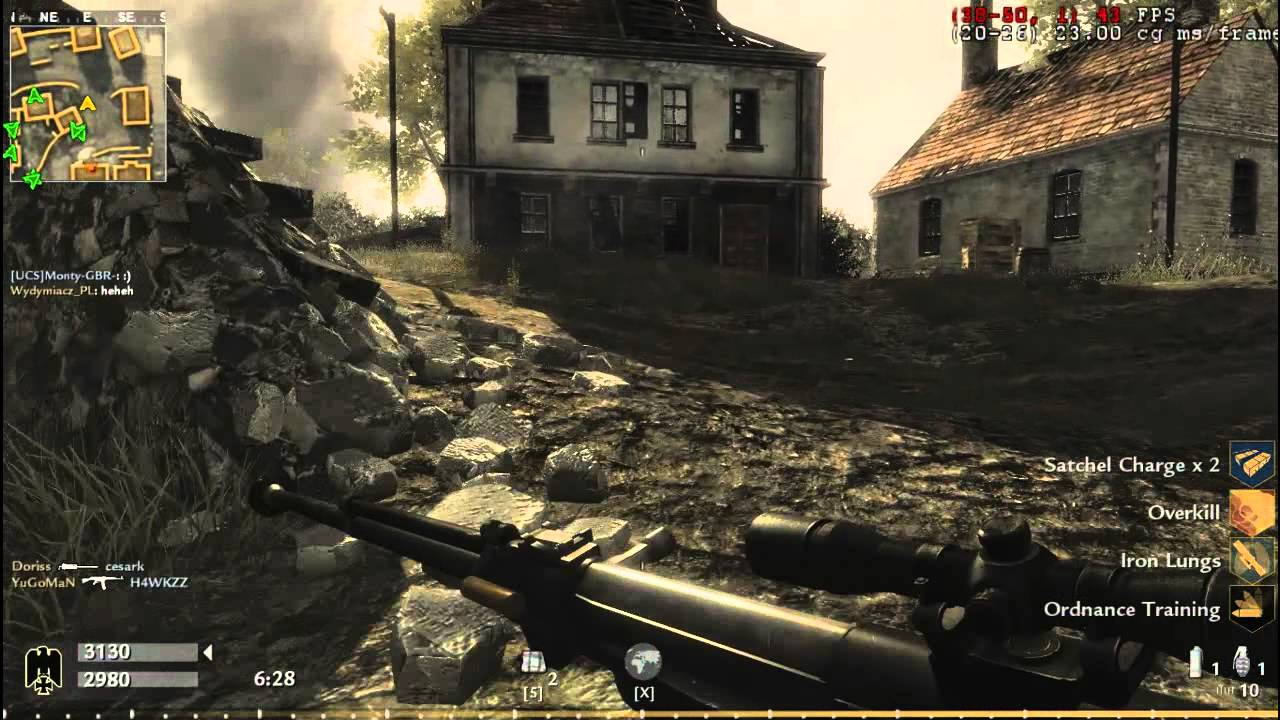 Ptrs-41 tank kill CoD WaW - YouTube
