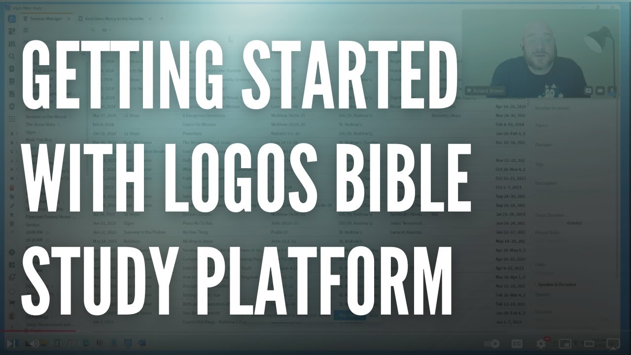 Getting Started with Logos Bible Study Platform (REPLAY) - YouTube
