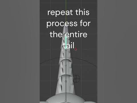 How to add physics to a tail on a fnaf character in blender #fnaf # ...