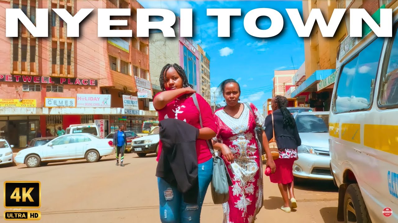 Nyeri Town Walking Tour 2024 | Central Kenya 4K UHD - YouTube