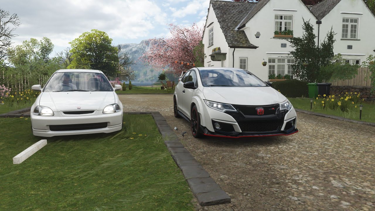 Probando honda type r fh4 - YouTube