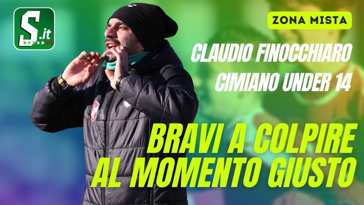 ALDINI-CIMIANO UNDER 14 - L'intervista a Claudio Finocchiaro - YouTube