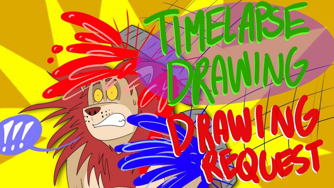 TIMELAPSE DRAWING | DRAWING REQUEST | Ruka Matope Gets Splattered by ...