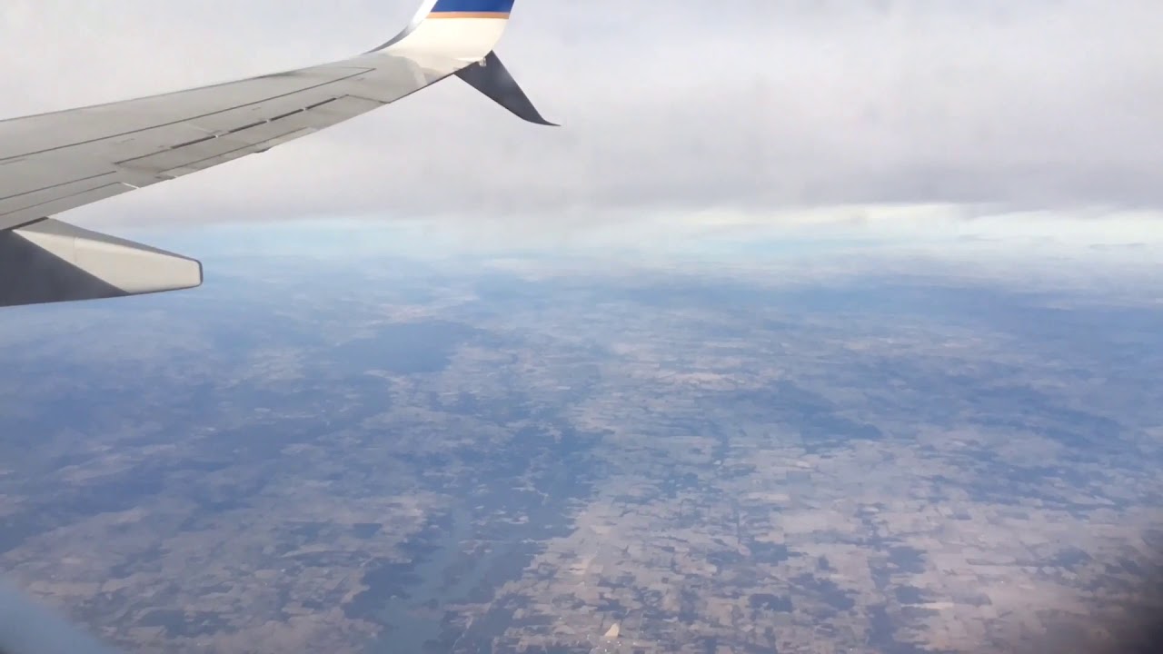 Airplane cruising and landing Enjoy - YouTube