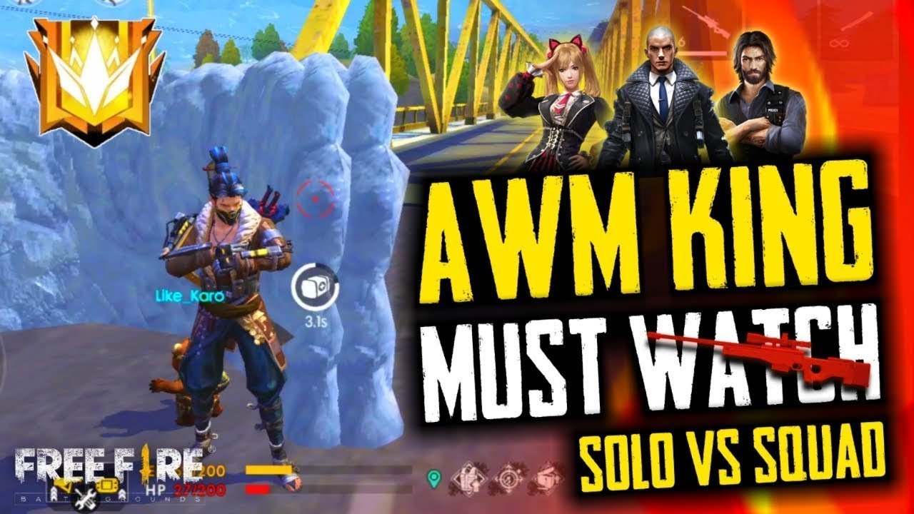 FREE FIRE AWM KING - YouTube