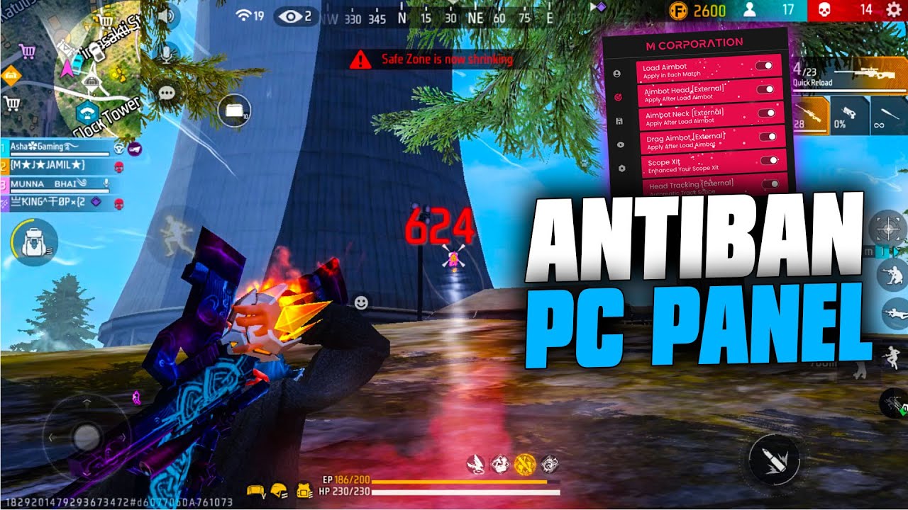 Free Fire Sniper & Headshot PC Panel - YouTube