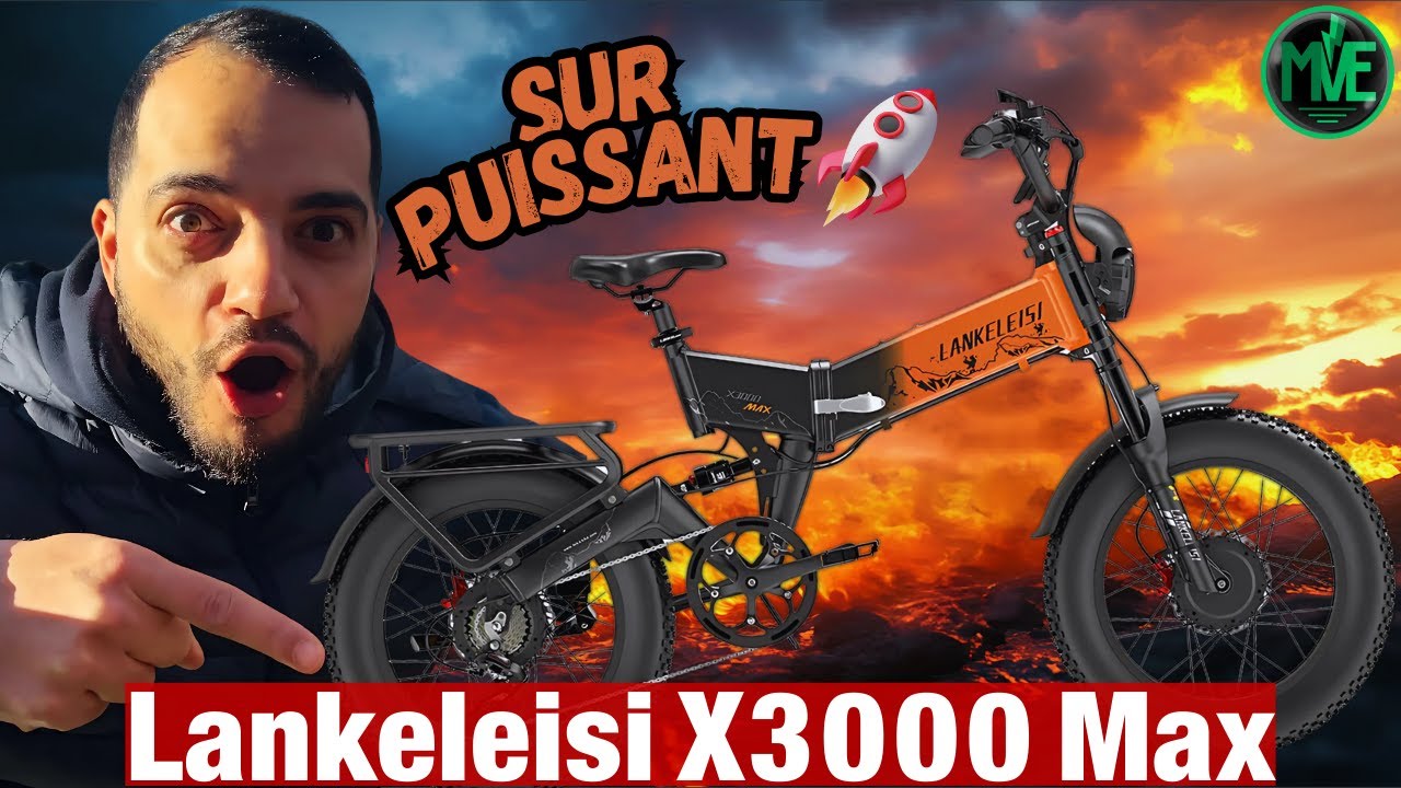 LANKELEISI X3000 MAX : Le plus puissant des Fatbike électrique avec ses ...