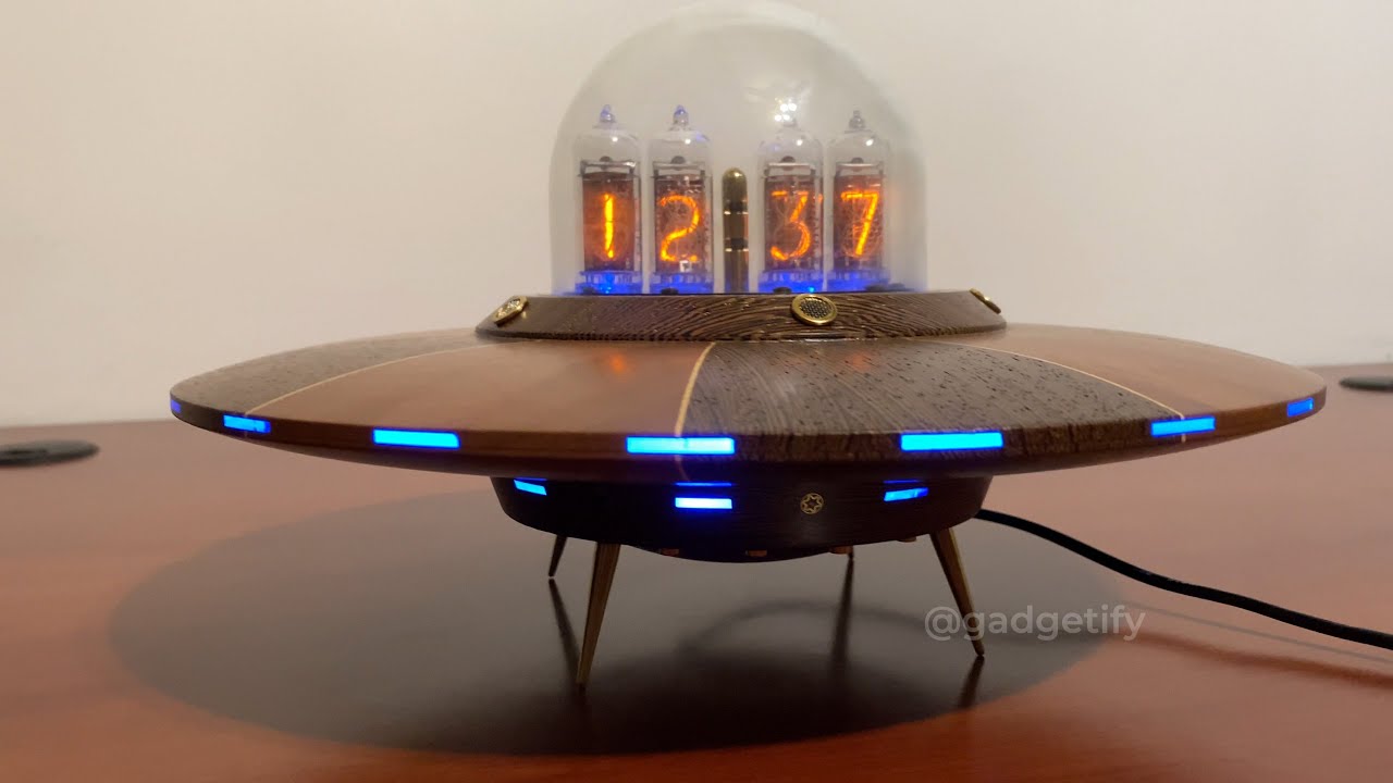 👽 UFO Nixie Tube Clock -- Gadgetify - YouTube