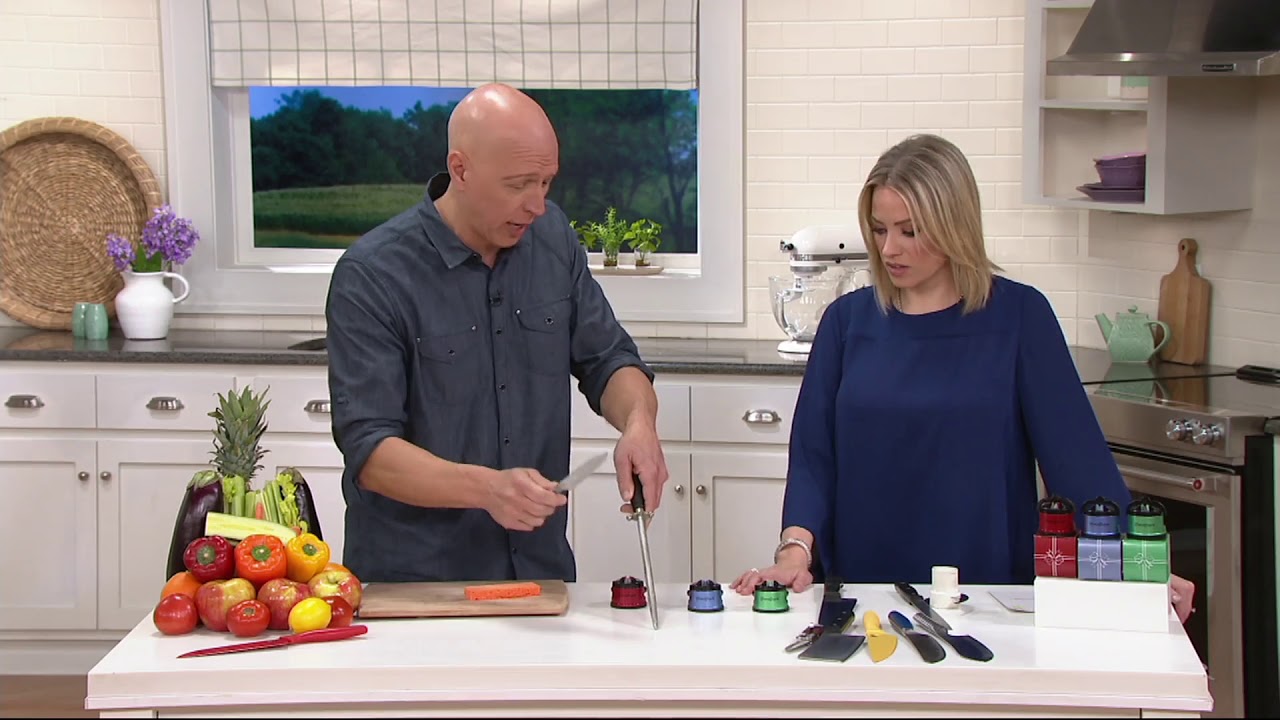Sharp Shark S/3 Counter Top Knife Sharpeners on QVC - YouTube