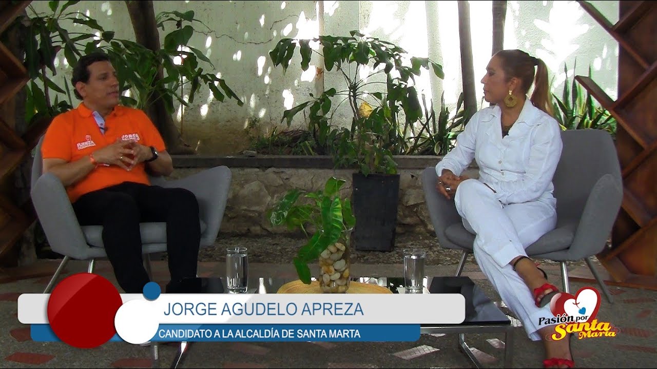 Jorge Agudelo Apreza, Candidato a la Alcaldía de Santa Marta - YouTube