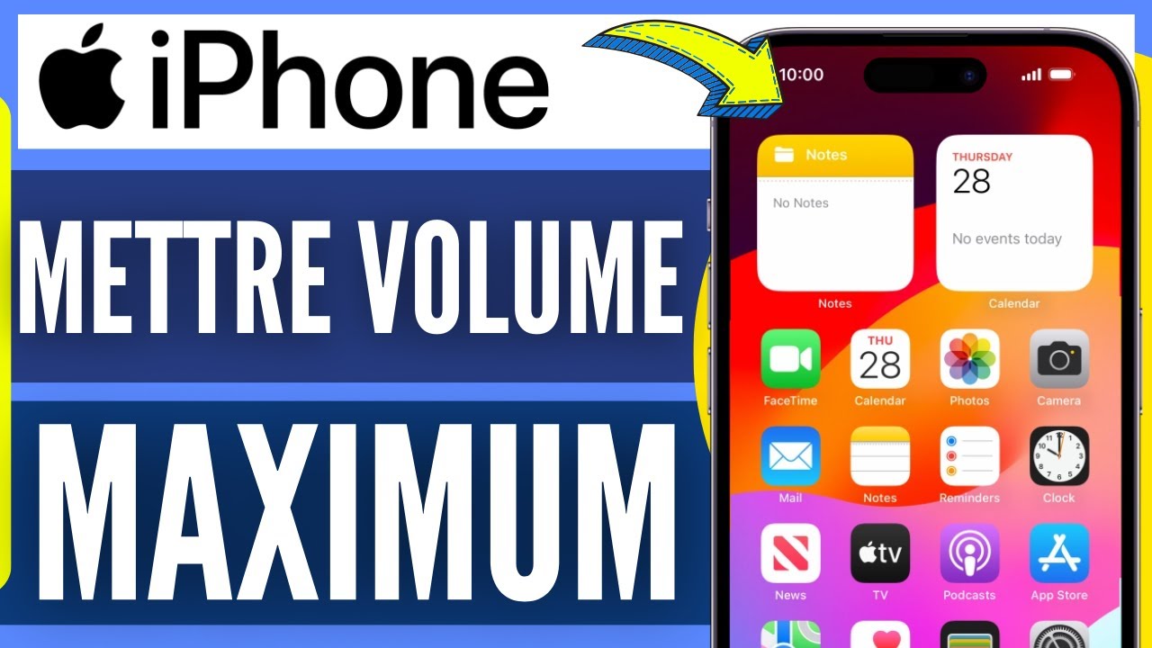 Comment Mettre Le Volume Maximum Sur Iphone (2024) - YouTube