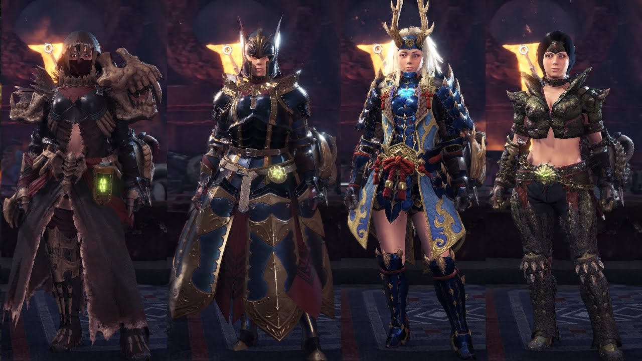 MHW Iceborne All High Rank Rarity 7 Armor (Female Version, as of V15.10 ...