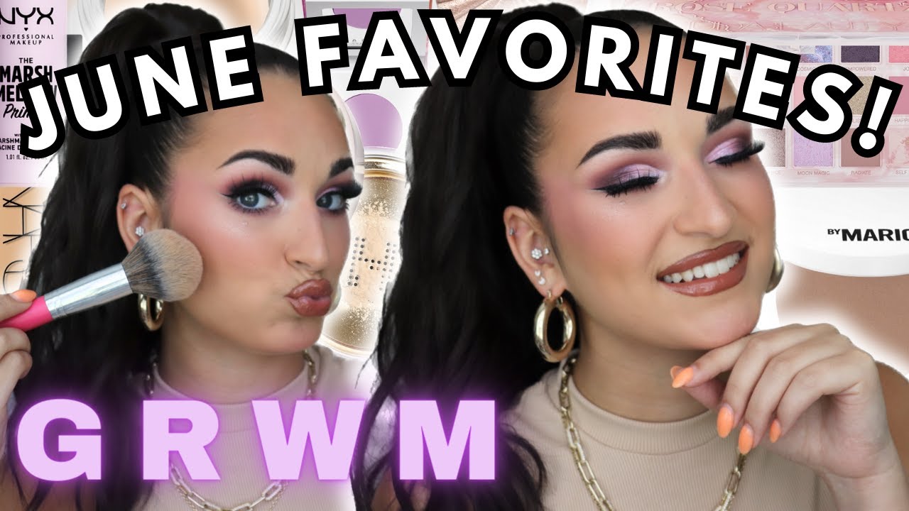 grwm + june makeup favorites 2023! BEST products ever - YouTube
