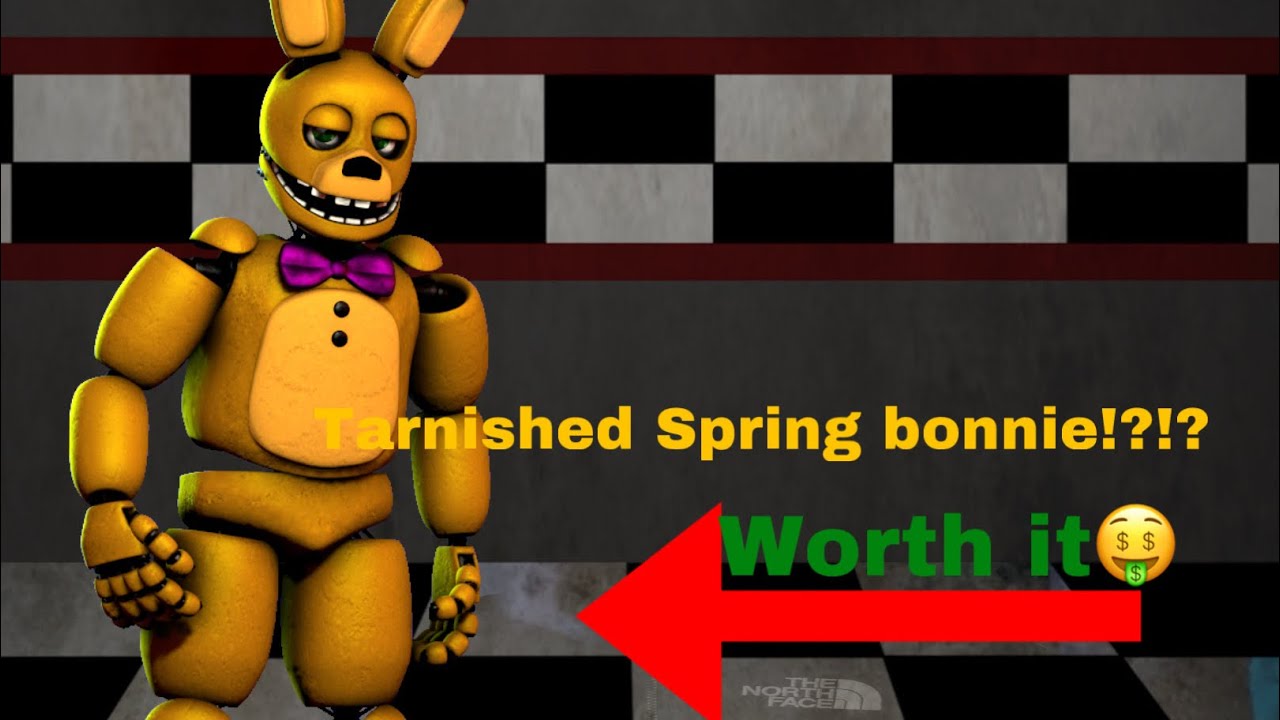New update in Five nights TD! Brand new Tarnished Spring bonnie!!! (Its ...