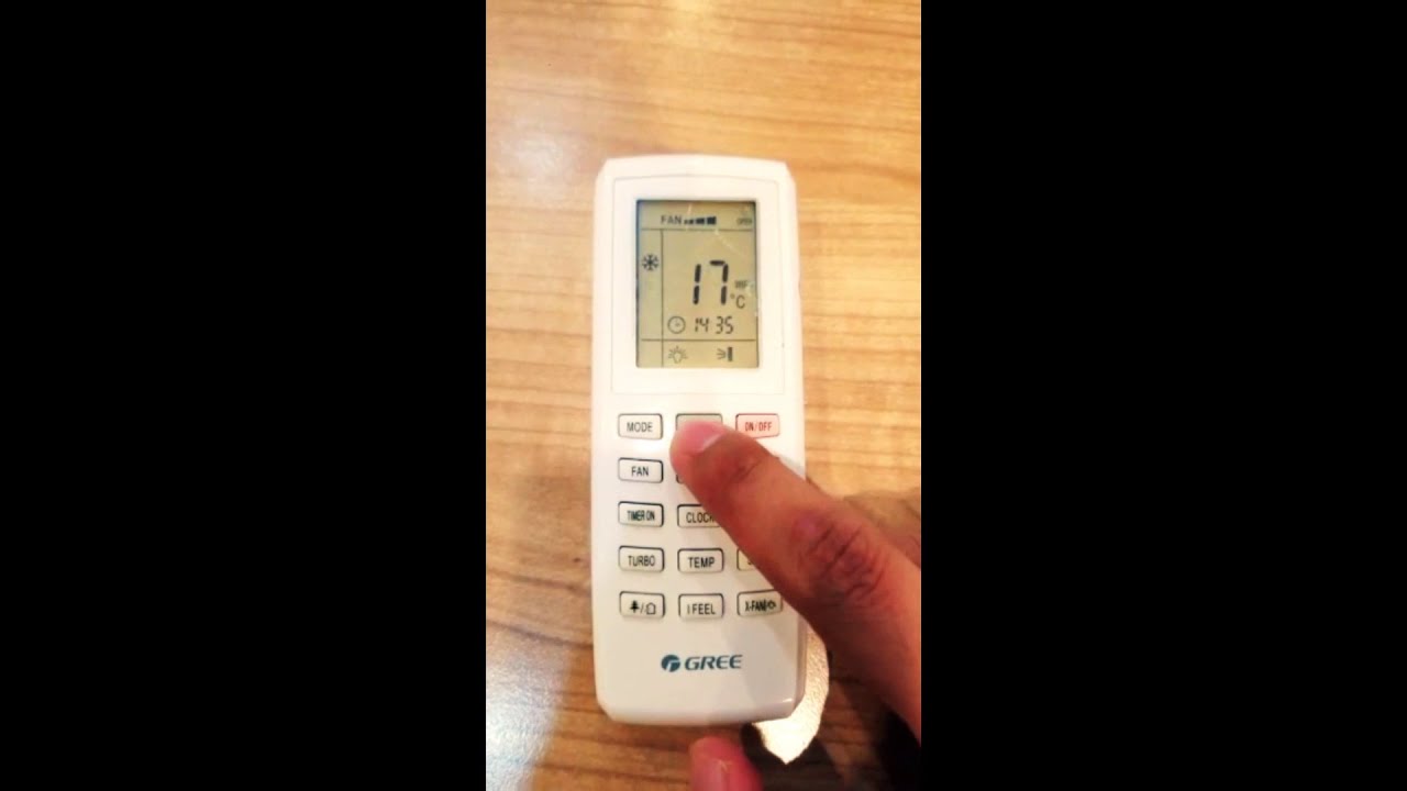 tutorial remot Ac merek Gree - YouTube