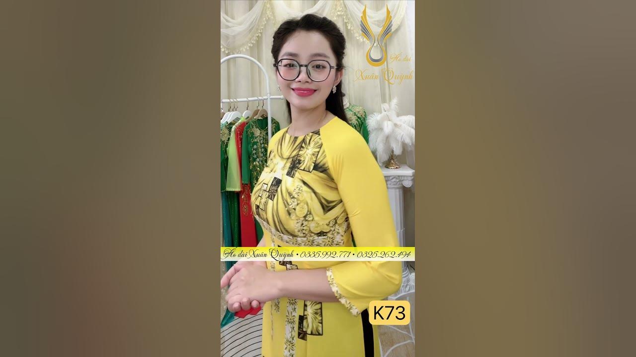 Áo Dài Truyền Thống Trẻ Trung Duyên Dáng K73 Áo Dài Xuân Quỳnh - 0325.262.494 - YouTube