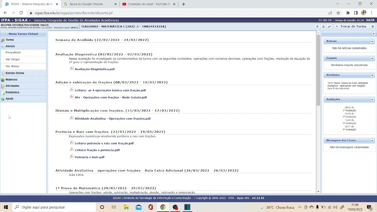 Ver notas detalhadas no SIGAA - IFPA - YouTube