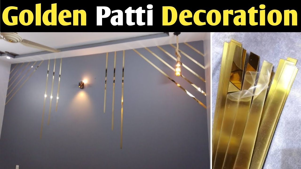 Golden Strip Wall New Design Price And Details - YouTube