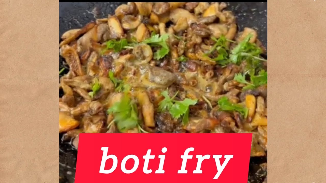 boti fry😋||బోటి ఫ్రై||తెలంగాణ style lo easy boti fry||tasty బోటి ఫ్రై ...