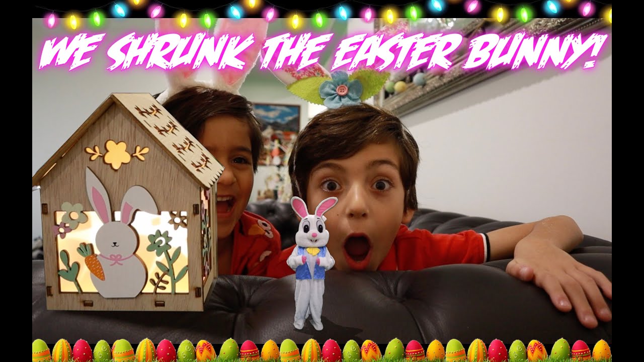 WE SHRUNK THE REAL EASTER BUNNY | EASTER STORY FOR KIDS - YouTube