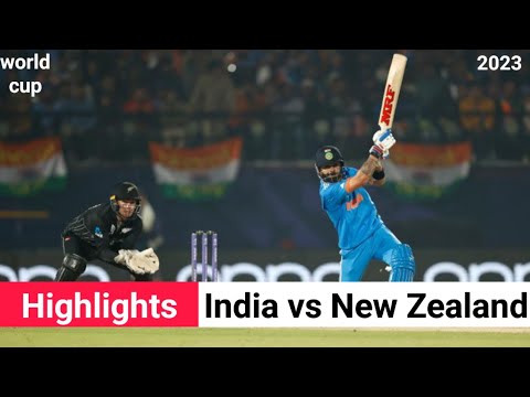 India vs New Zealand Full Match Highlights | world cup highlights | ind ...