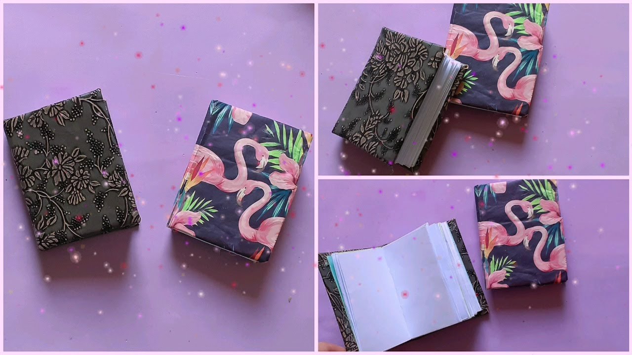 How To Make a Mini Notebook | Paper Crafts - YouTube
