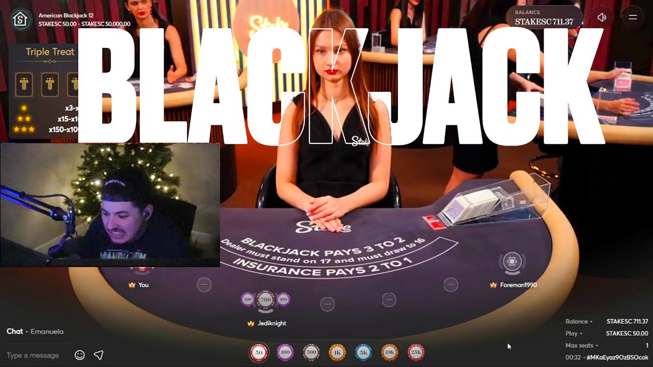 INSANE $500 BLACKJACK HAND (STAKE.US) - YouTube