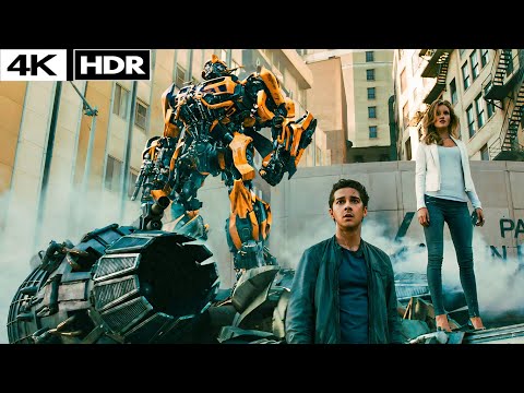 Transformers : Dark of the Moon (2011) -  Final Battle Part 1 4k HDR