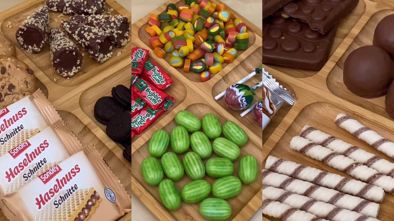 Filling Platter with Sweets | Candies | Chocolates | Cookies ...