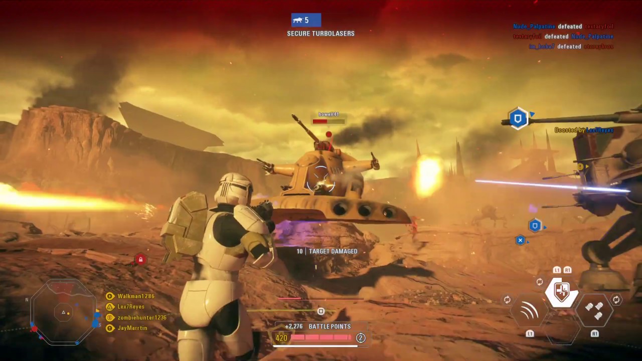 STAR WARS Battlefront II Clone Commando Helps Get Team Victory In ...
