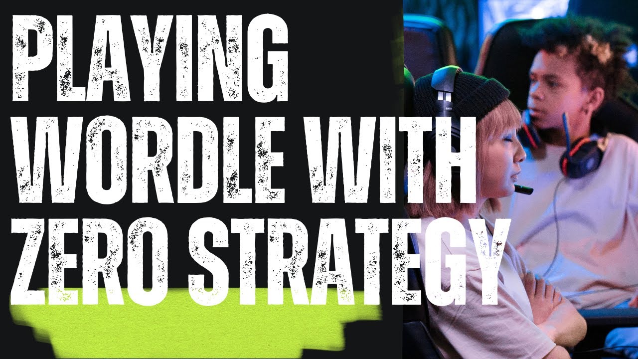 Live Wordle Game Play with ZERO STRATEGY | English Word Games | Live ...