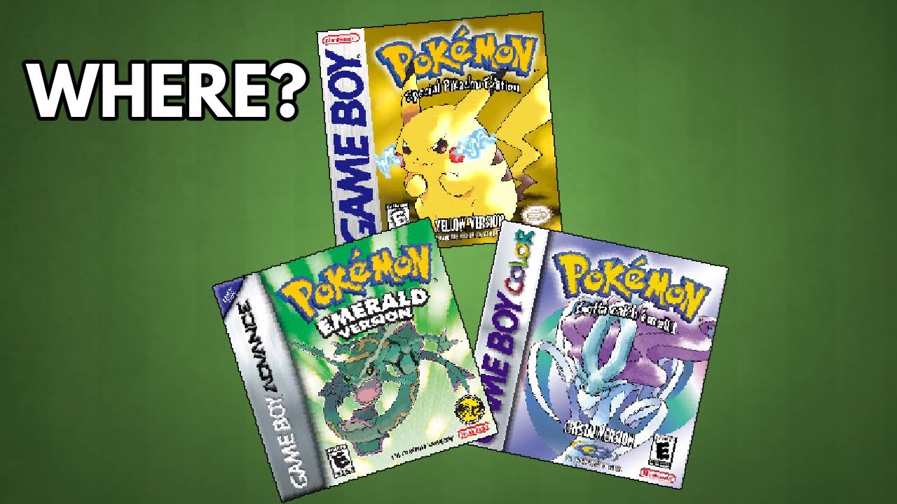 Where are the Game Boy Pokémon games on NSO? - YouTube