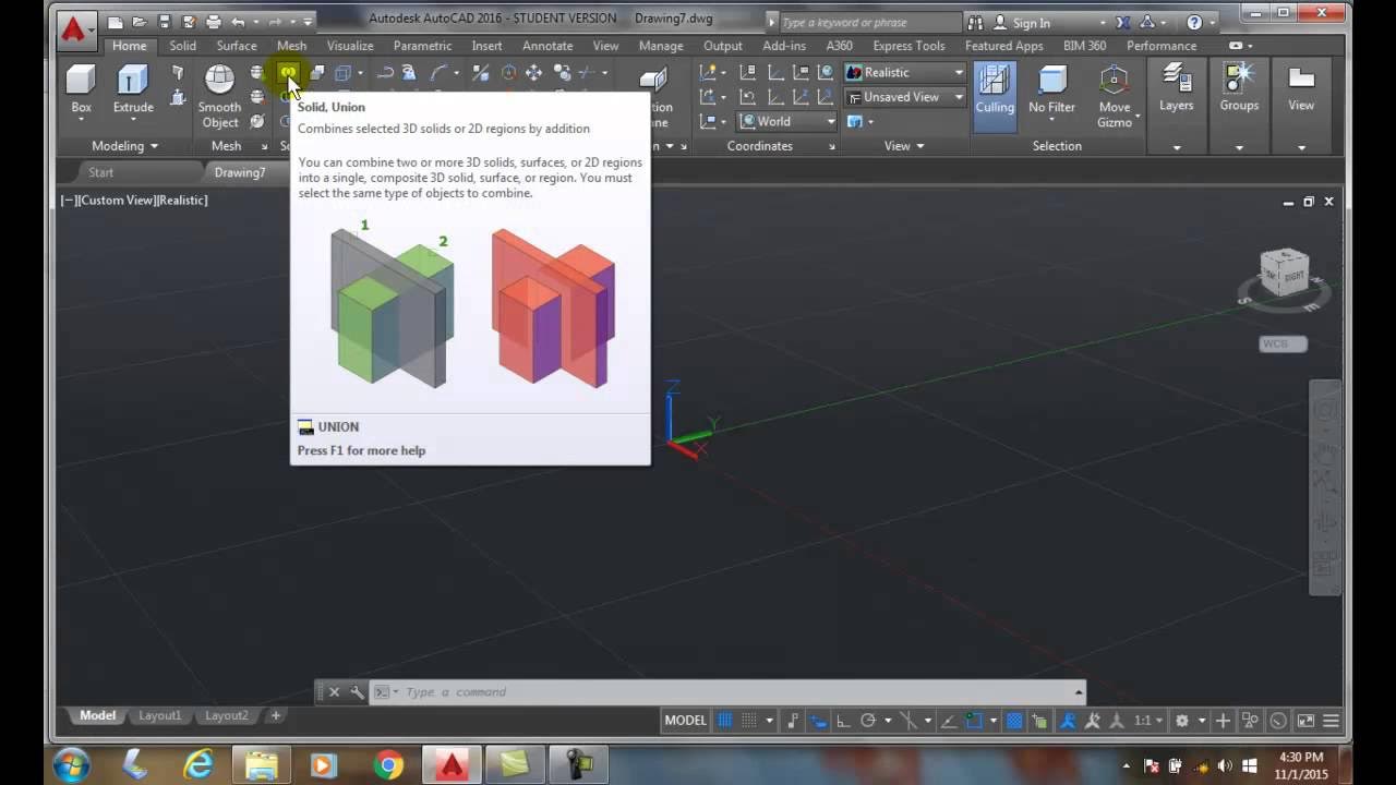 3D Modeling 02-01 Constructing Solid Primitives - YouTube