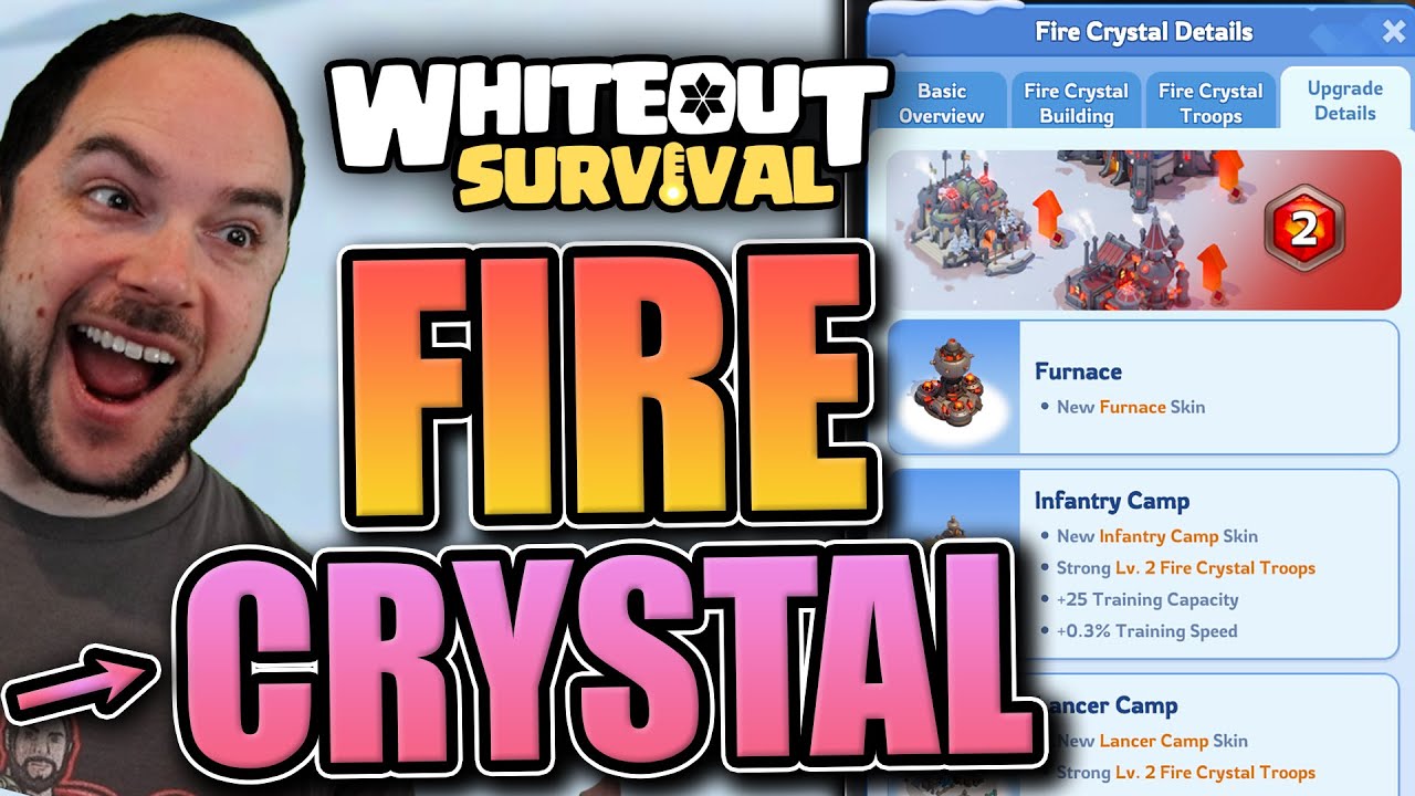 Fire Crystal Guide [intro to FC levels 1-3] Whiteout Survival - YouTube