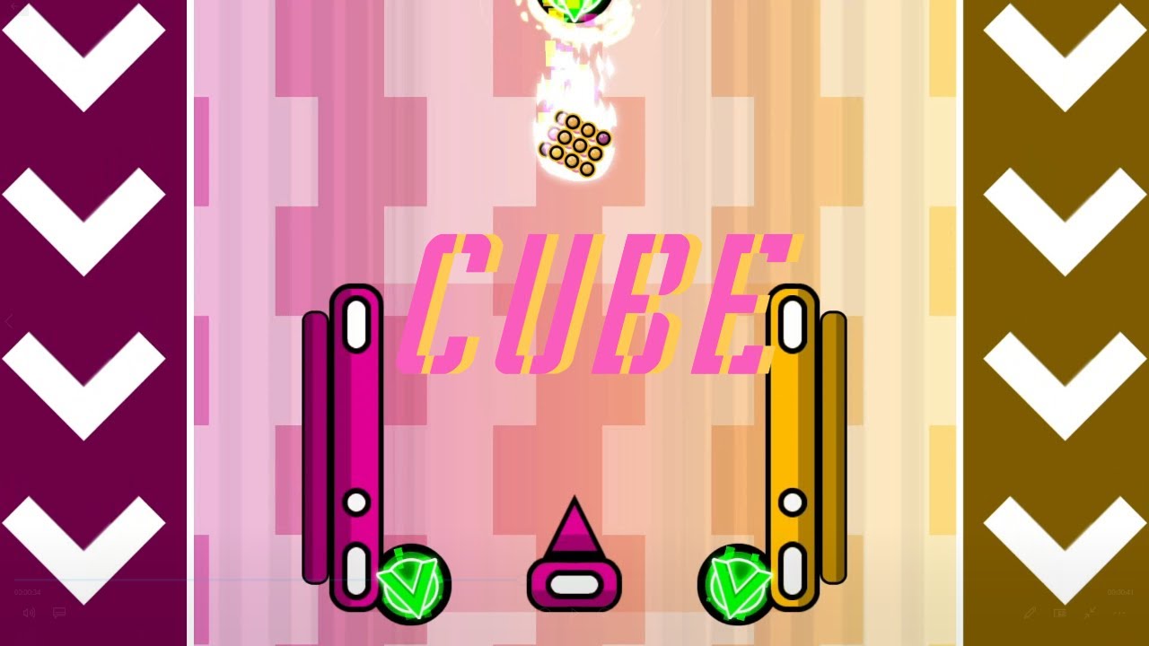 "CUBE" by morgpate (All Coins) | Geometry Dash 2.2 Daily #132 - YouTube