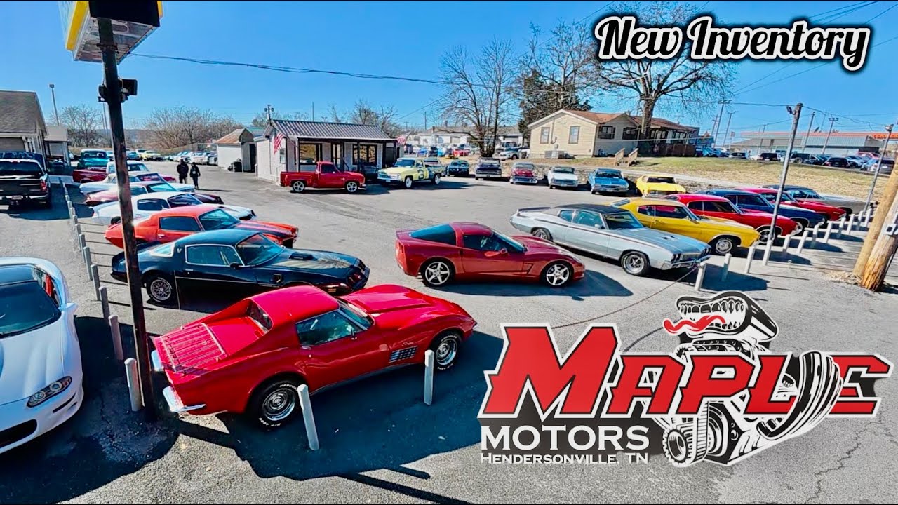 Classic Muscle Car Lot Inventory 1/20/25 Maple Motors Update Hotrods ...