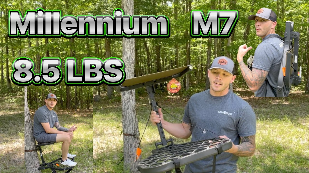 Millennium M7 // Hang On // Tree Stand // Lock-on // Deer Hunting - YouTube