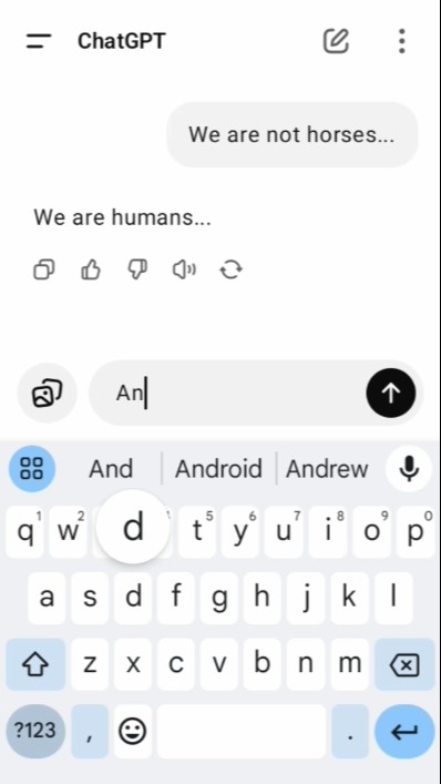 We are not horses..... we are humans.... and humans are... #SquidGame # ...