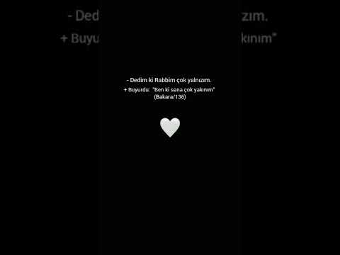 Dedim ki Çok Yalnızım.      #islam #halilkonakcı #ömerdöngeloğlu