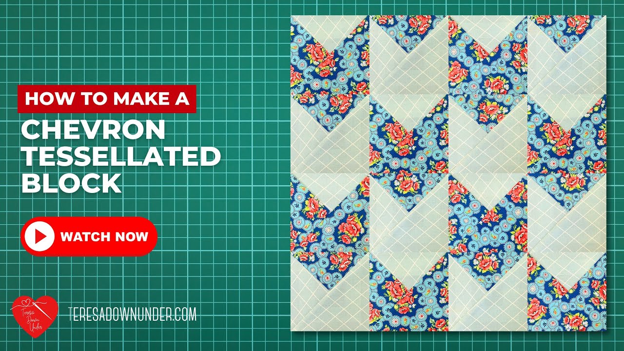 How to make a Tessellated chevron block - YouTube
