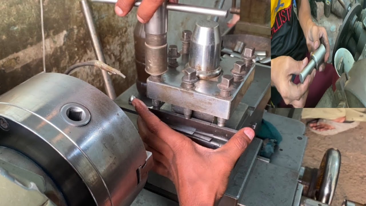Lathe Aur Shaper Machine Ka Jadoo: Sumersible Pump Ka Purza Banane Ka ...